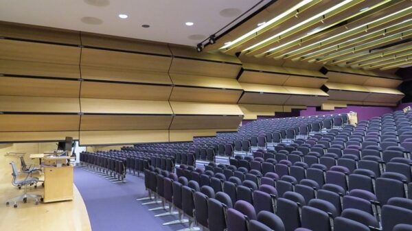 Revolutionizing Spaces with Skyfold's Retractable Walls in Stepped and ...